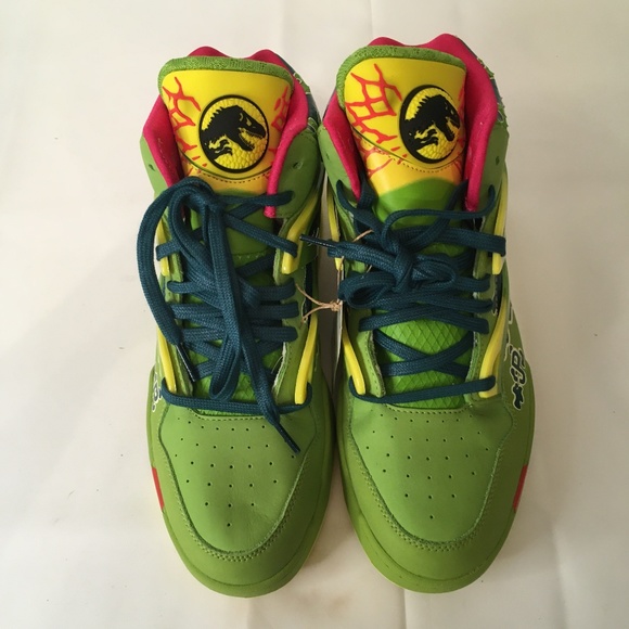 Reebok | Shoes | Mens Reebok Pump Omni Jump Ii Jurassic Park Lime Green ...
